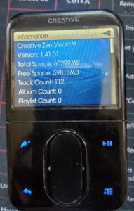 Creative Zen MP3 Player Firmware and HDD Upgrades | MyVogonPoetry
