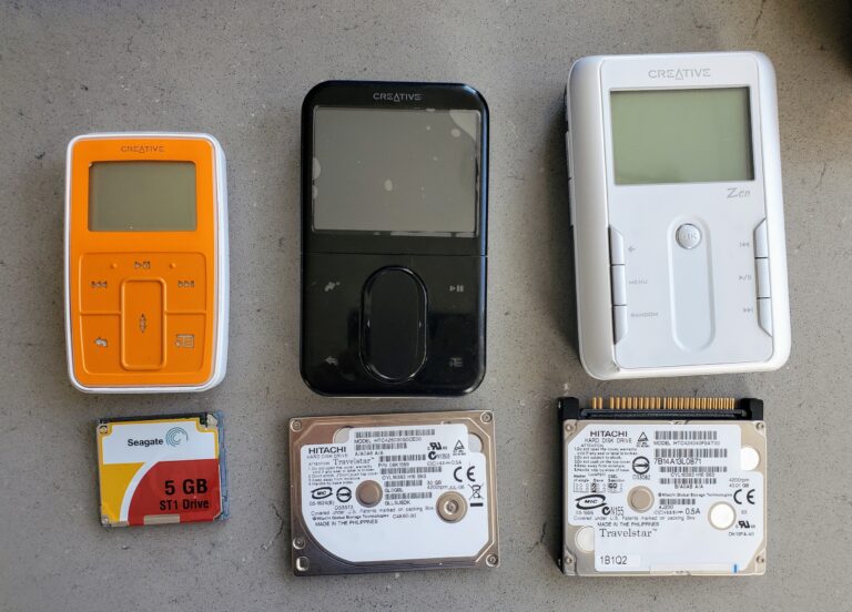 Creative Zen MP3 Player Firmware and HDD Upgrades | MyVogonPoetry